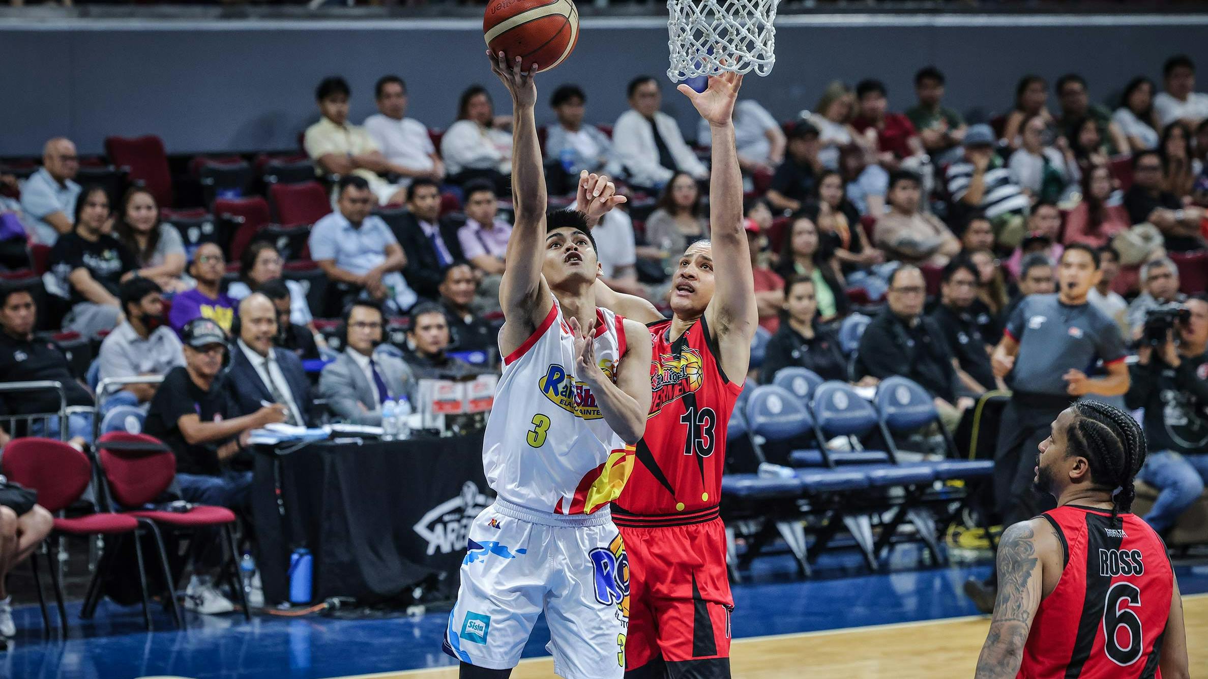 PBA: San Miguel star June Mar Fajardo tips hat off to Gian Mamuyac, young Elasto Painters after ...